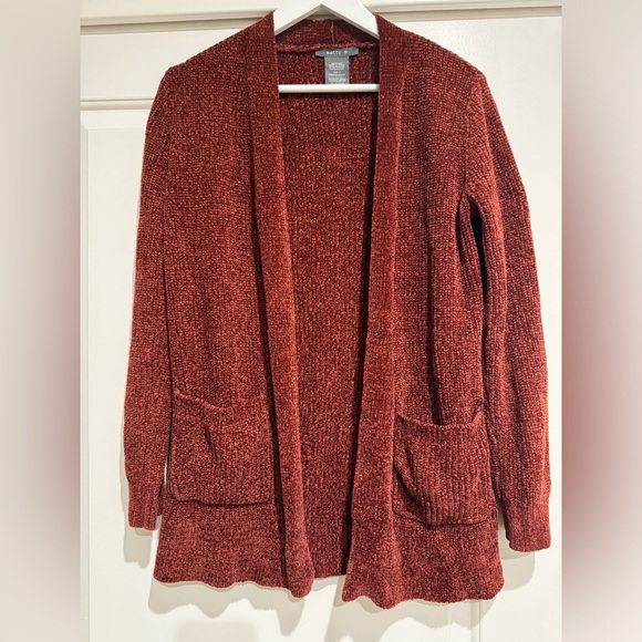 Matty M | Sweaters | Redrust Color Knit Sweater | Poshmark